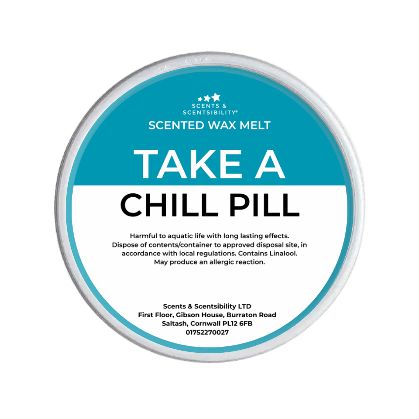 Take A Chill Pill Segment Pot Wax Melts – Scents & Scentsibility® LTD