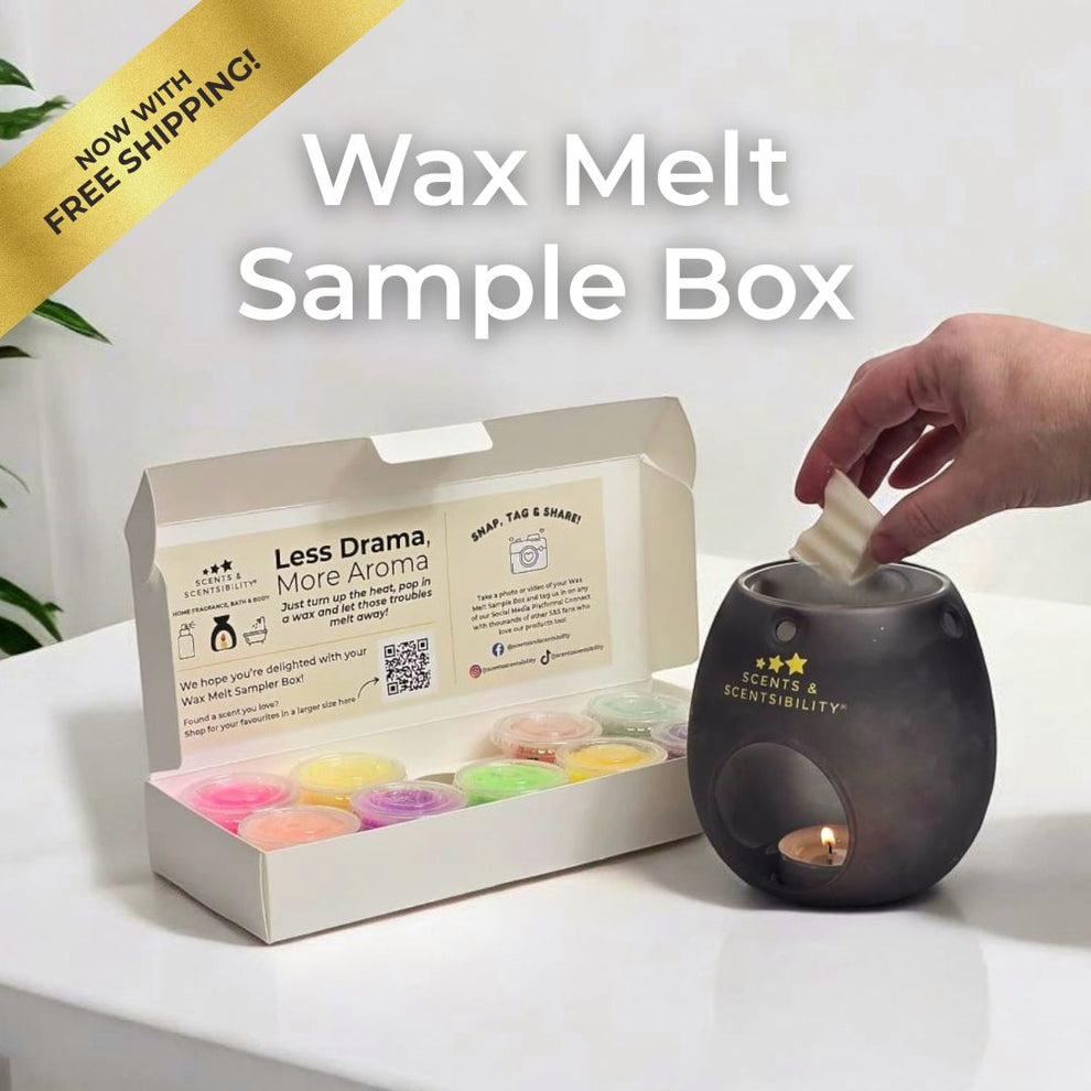 Wax Melt Sample Box - With Free Shipping – Scents & Scentsibility® LTD